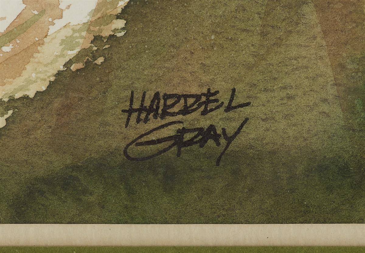 Harrel Gray | Landscape with a Cabin | MutualArt