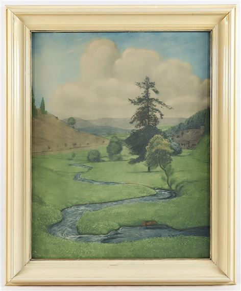 Hans Thoma | Der Bach im Tal | MutualArt