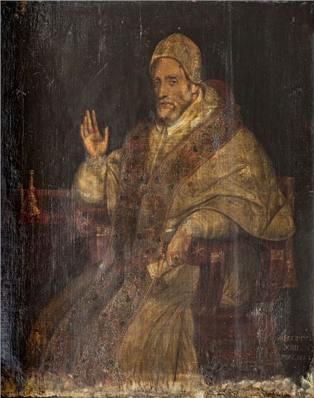 Italian School, 18th Century | PORTRAIT OF POPE GREGORY XIV | MutualArt