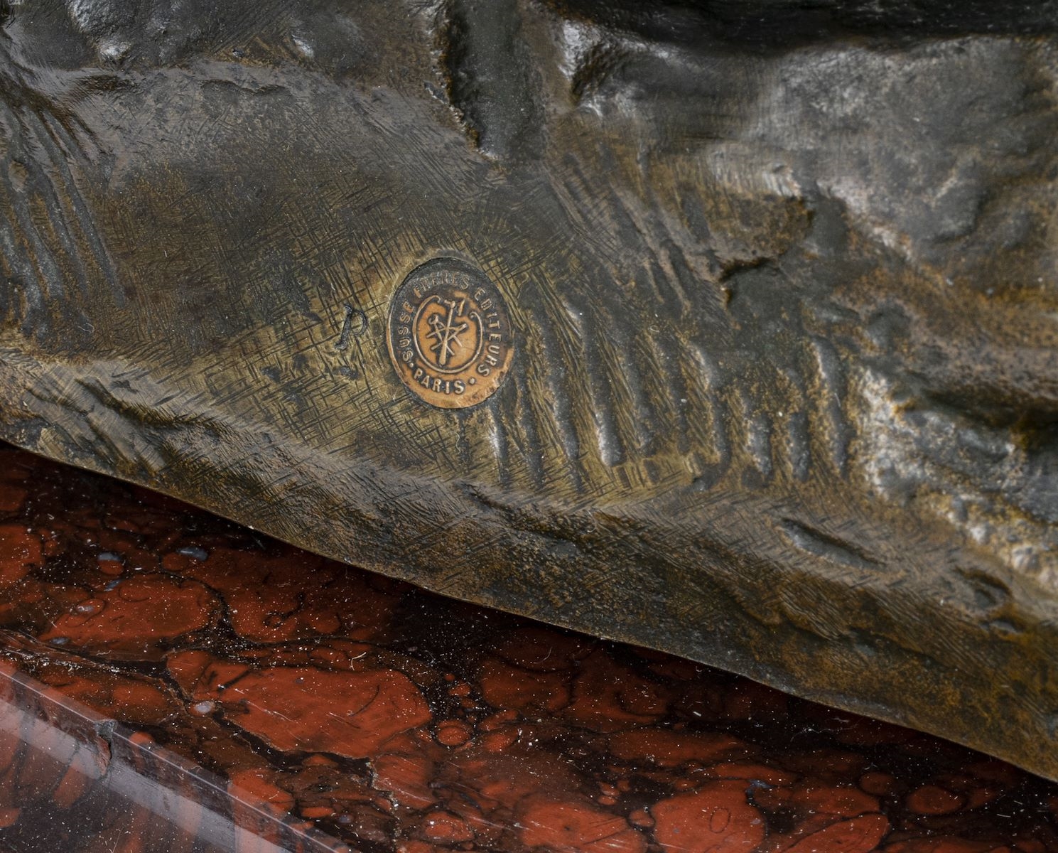 Justin-Chrysostome Sanson | A young triumph over beast with sword in ...