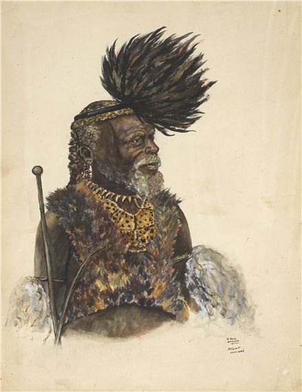 Simon Mnguni | Zulu Induna (Circa 1940) | MutualArt