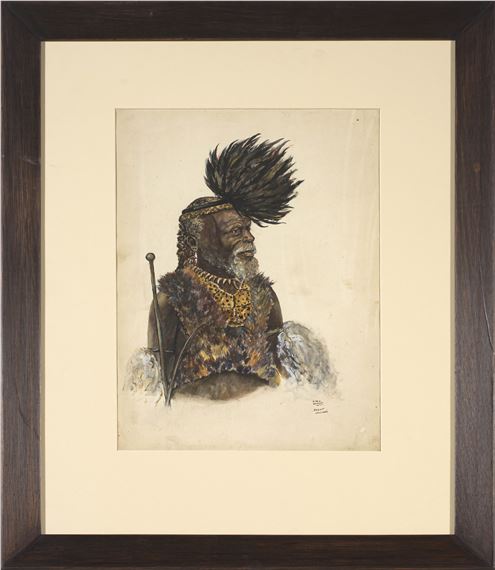 Simon Mnguni | Zulu Induna (Circa 1940) | MutualArt