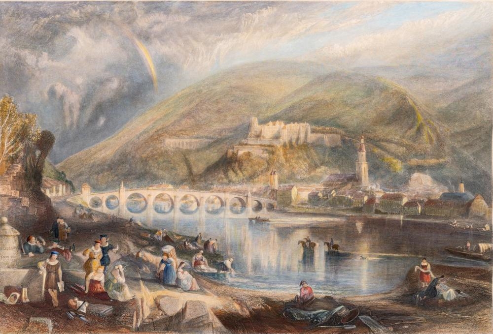 Joseph Mallord William Turner | The Town and Castle of Heidelberg ...