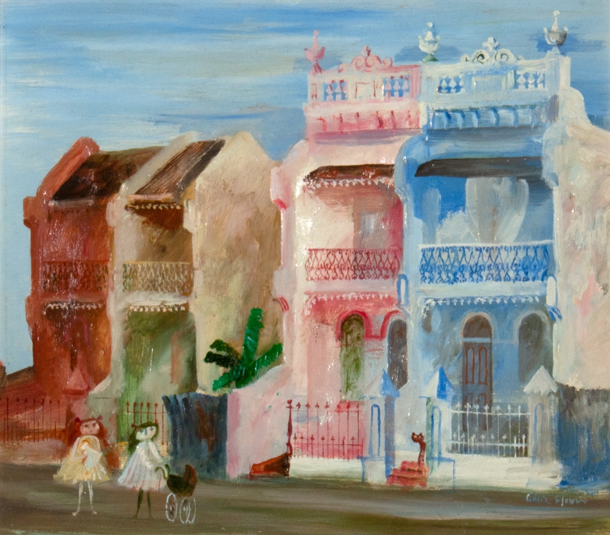Cedric Arthur Flower | PADDINGTON, AND NUNS AND TENEMENT HOUSE | MutualArt