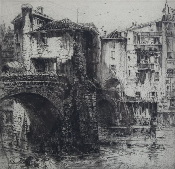 Hedley Fitton | the Old Bridge Sorpel | MutualArt