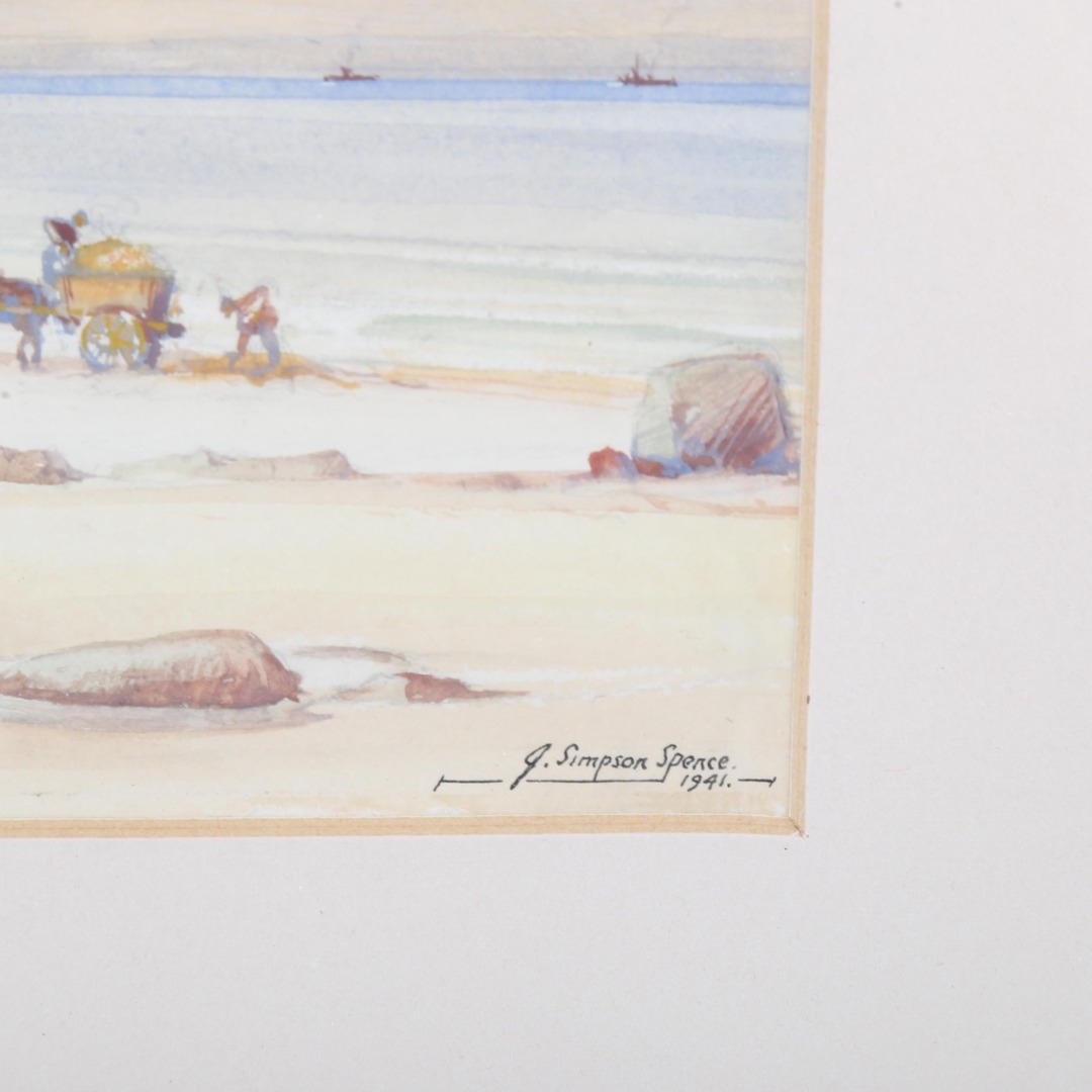 John Simpson Spence | shore scene (1941) | MutualArt