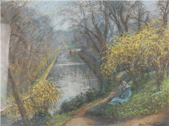 Sigismund Christian Hubert Goetze | Lake Como | MutualArt