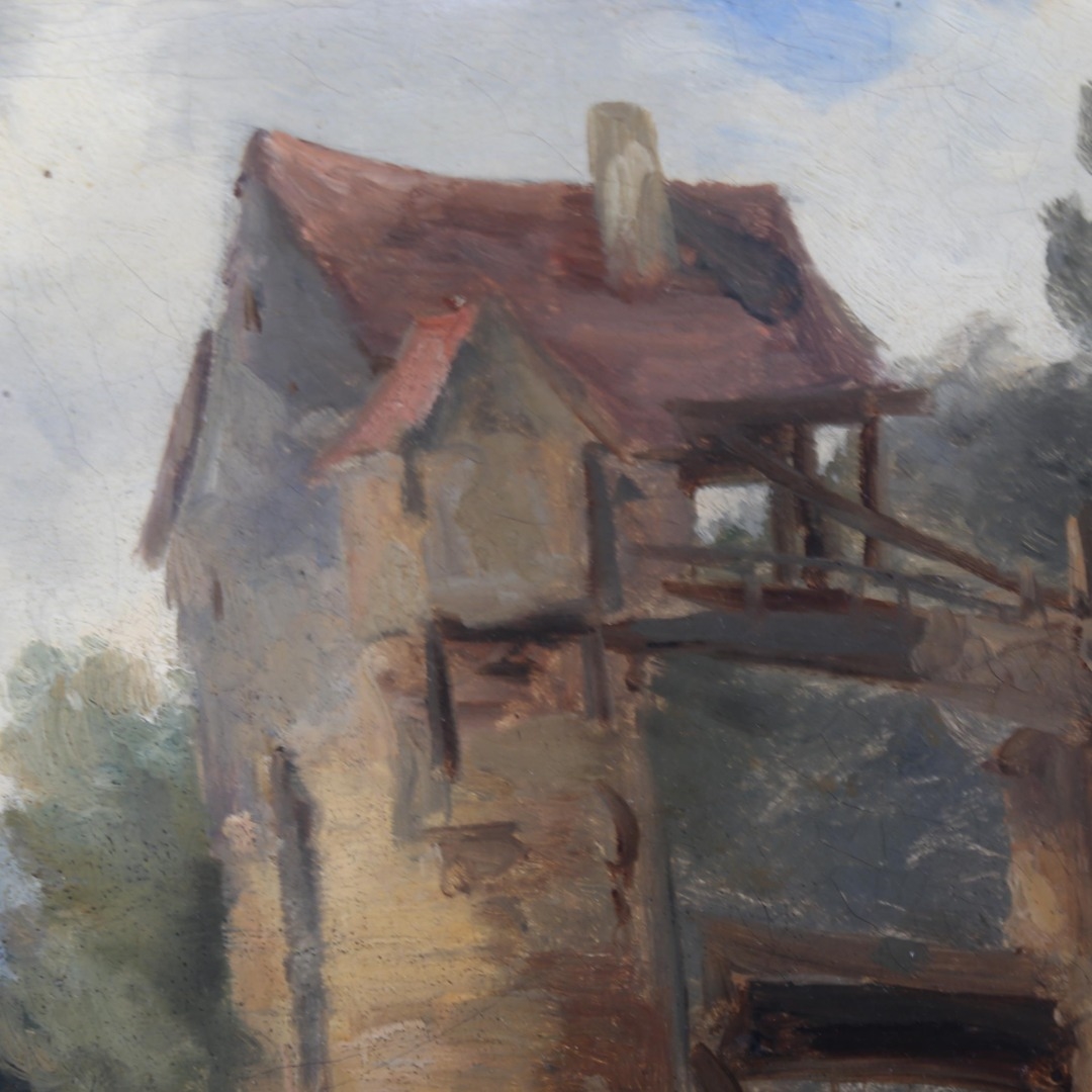 George Duffield Hardy | old watermill (Circa 1840) | MutualArt