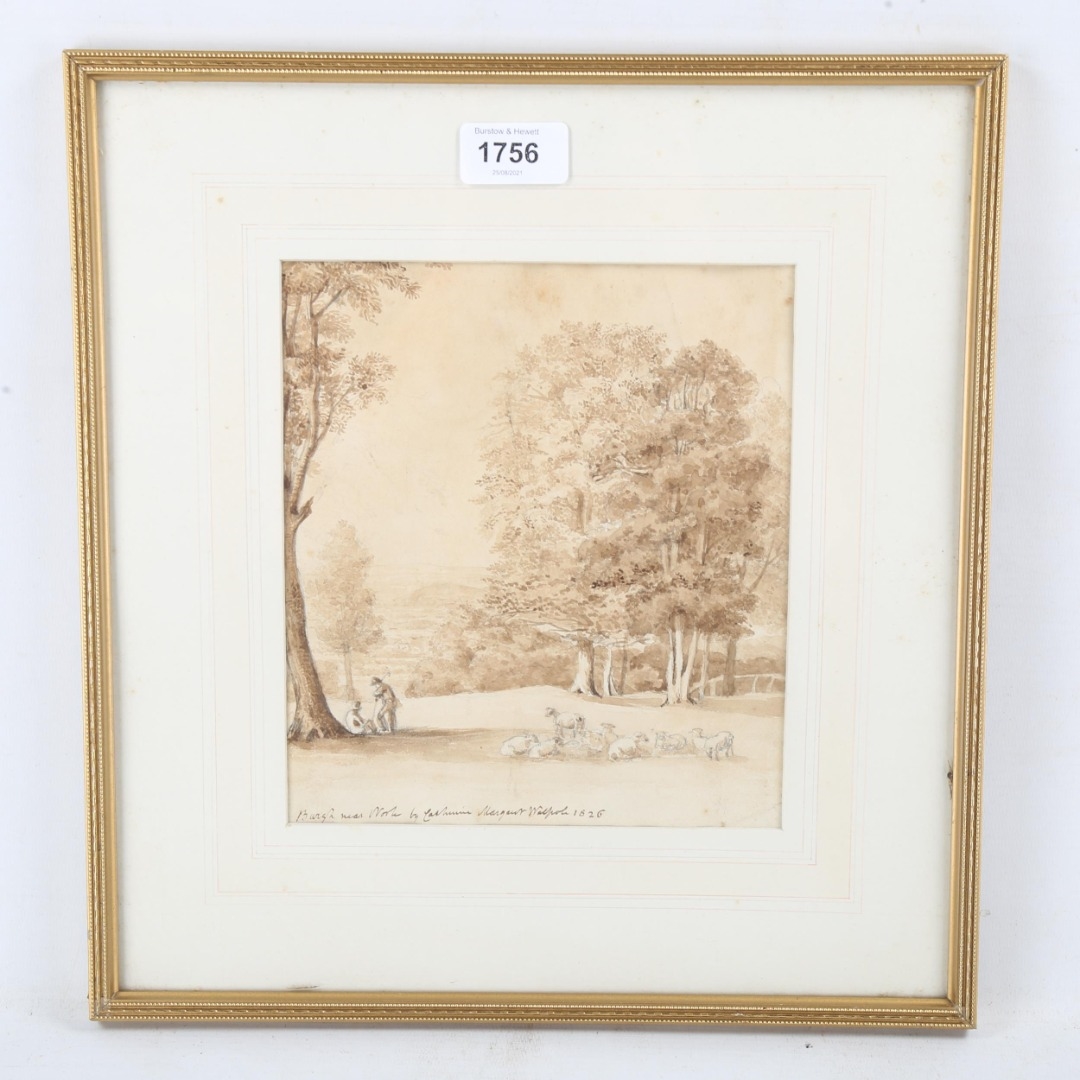 Catherine Margaret Walpole | landscape at Burgh (1826) | MutualArt