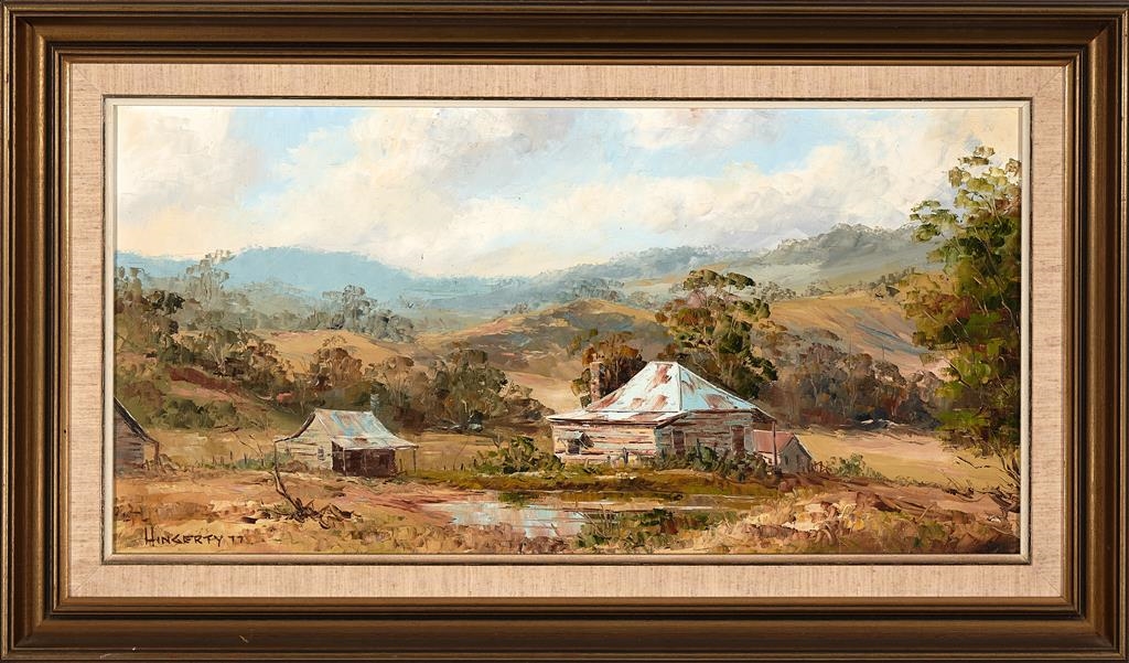 John Hingerty | Landscape with Farm (1977) | MutualArt