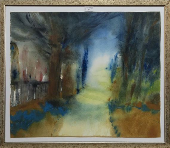 Caroline Bailey | AN UNTITLED WATERCOLOUR BY CAROLINE BAILEY | MutualArt