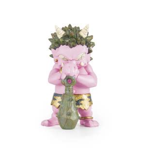 Takishita Kazuyuki | Pink ogre from MOMOTARO ONI figure | Artwork ...