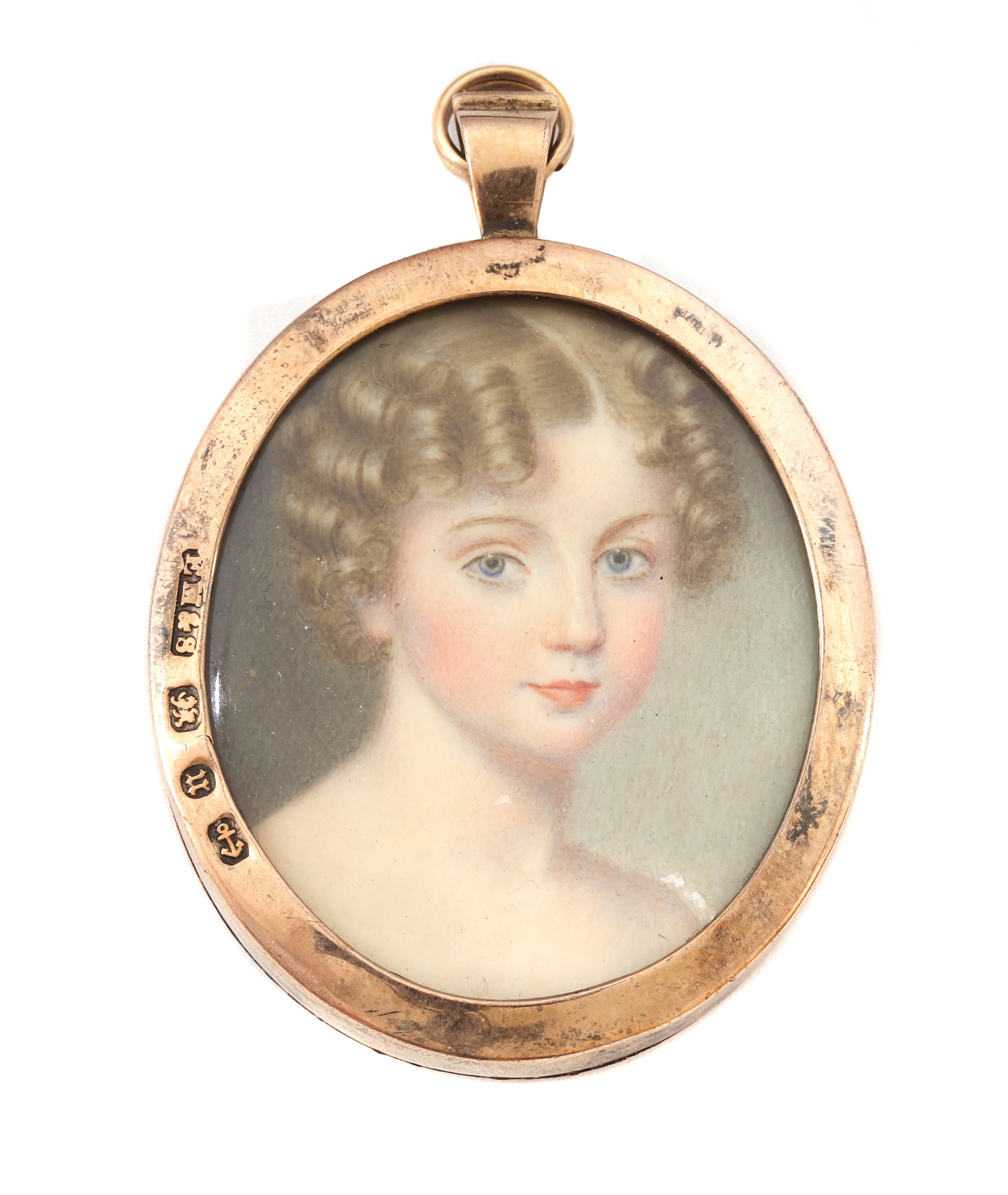 English School, 19th Century | Portrait of Elizabeth Barter aged 12 ...