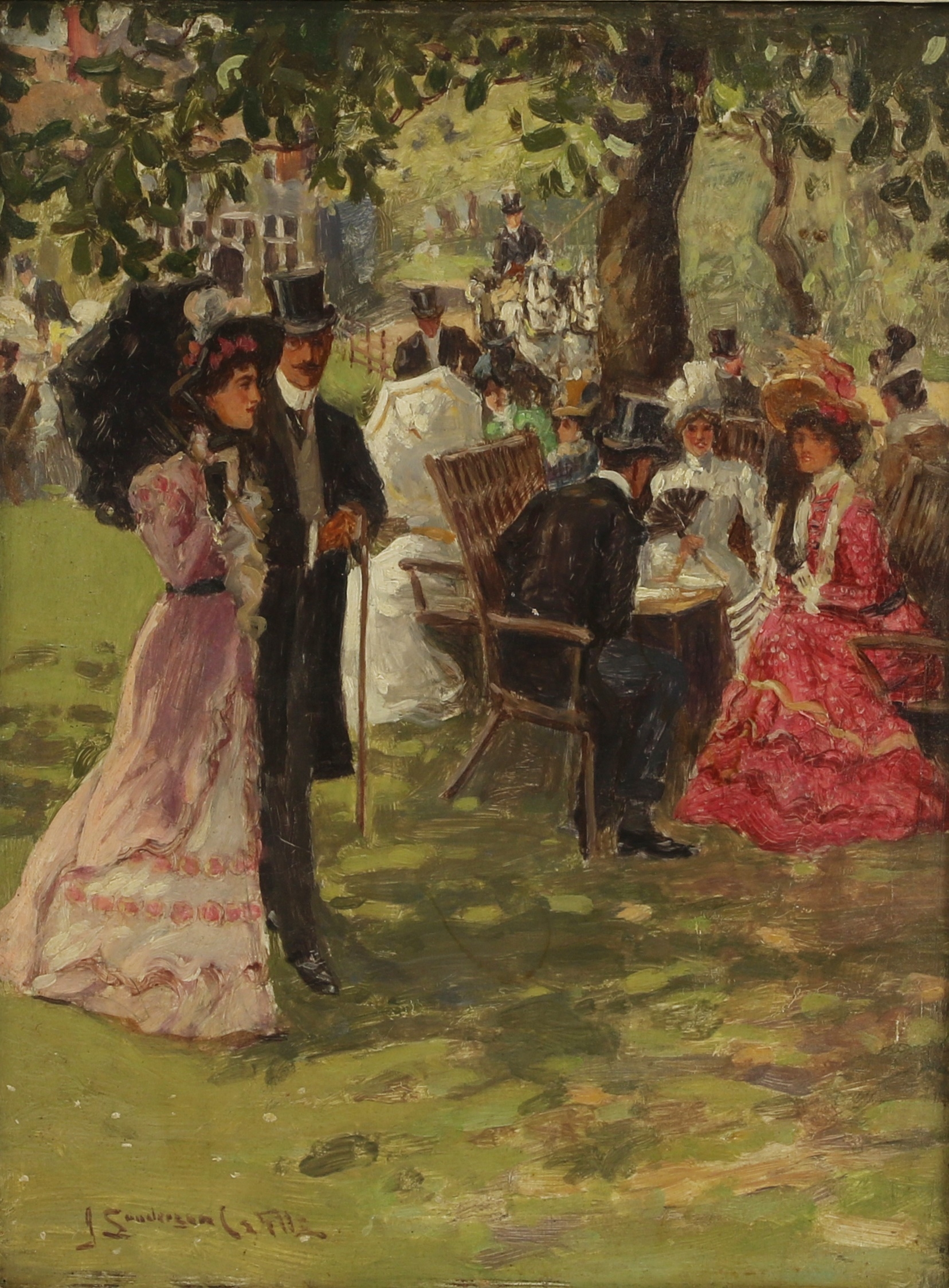 John Sanderson-Wells | A Sunday promenade | MutualArt