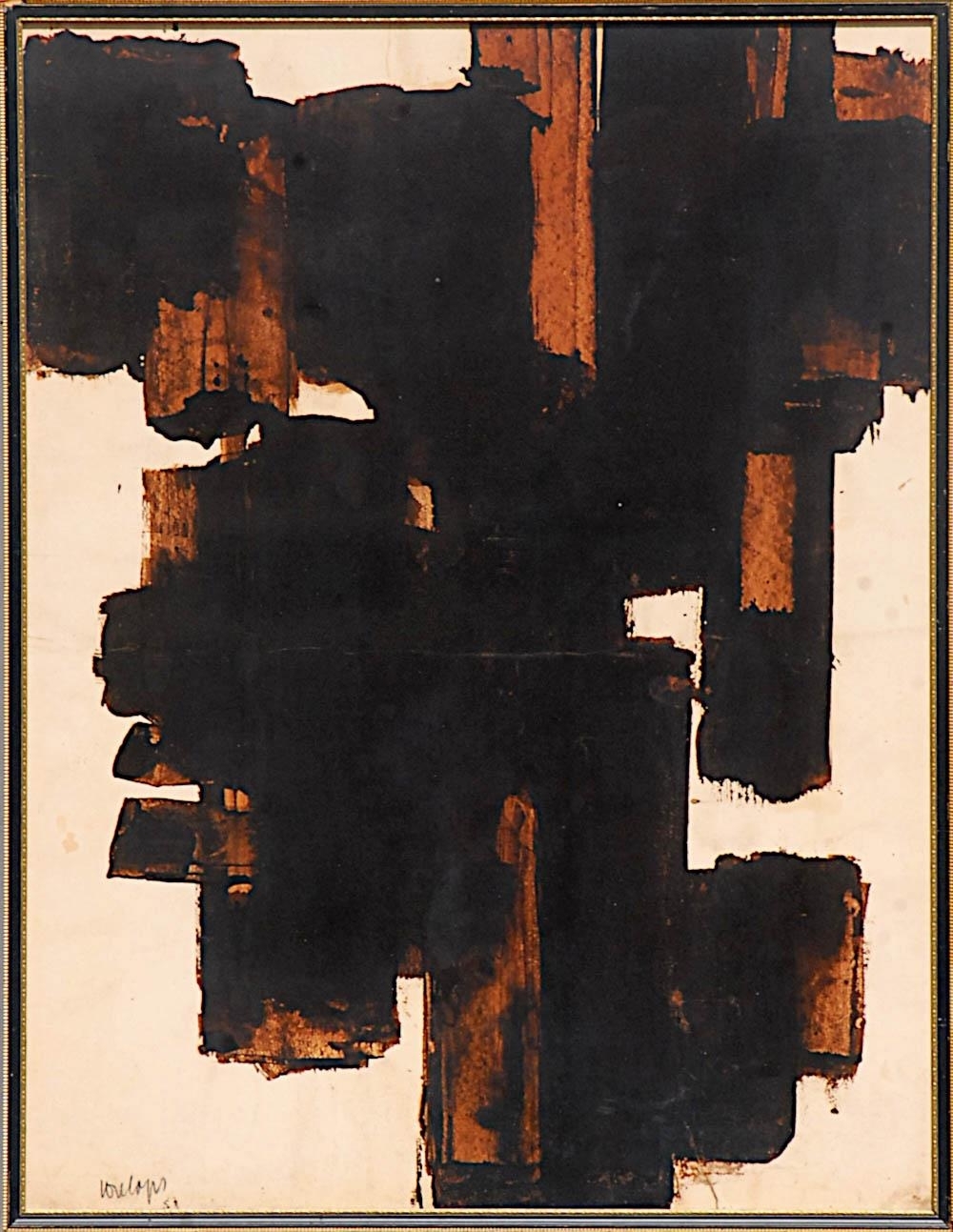Pierre Soulages | 'Study in Black' | MutualArt