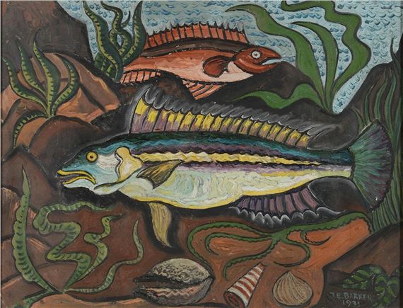 John Edward Barker | FISH (1951) | MutualArt