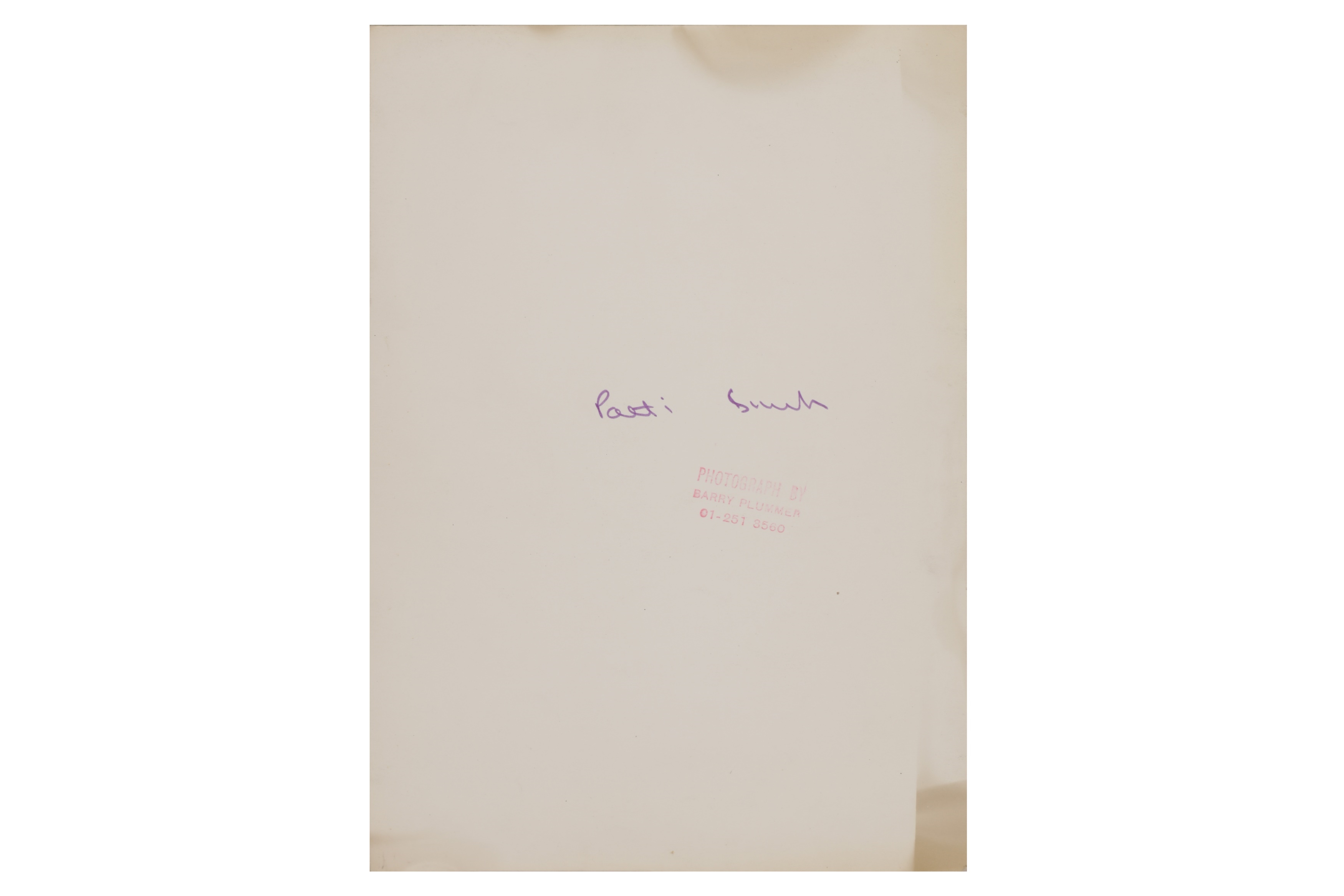 Brian Plummer | PATTI SMITH | MutualArt