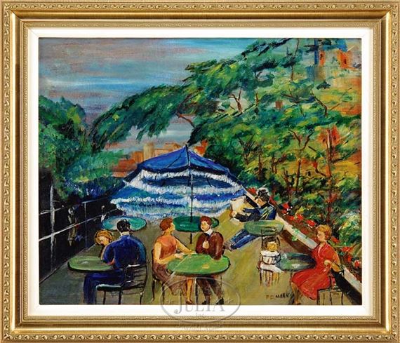 Fannie C. Marks | CENTRAL PARK CAFE | MutualArt