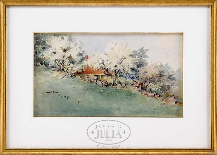 Mary King Longfellow | FARMHOUSE CUSHING’S ISLAND (1887) | MutualArt