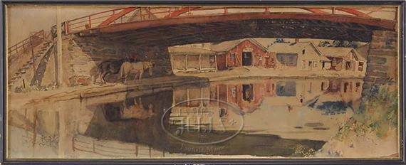 Rhoda Holmes Nicholls | BRIDGE OVER THE CANAL | MutualArt