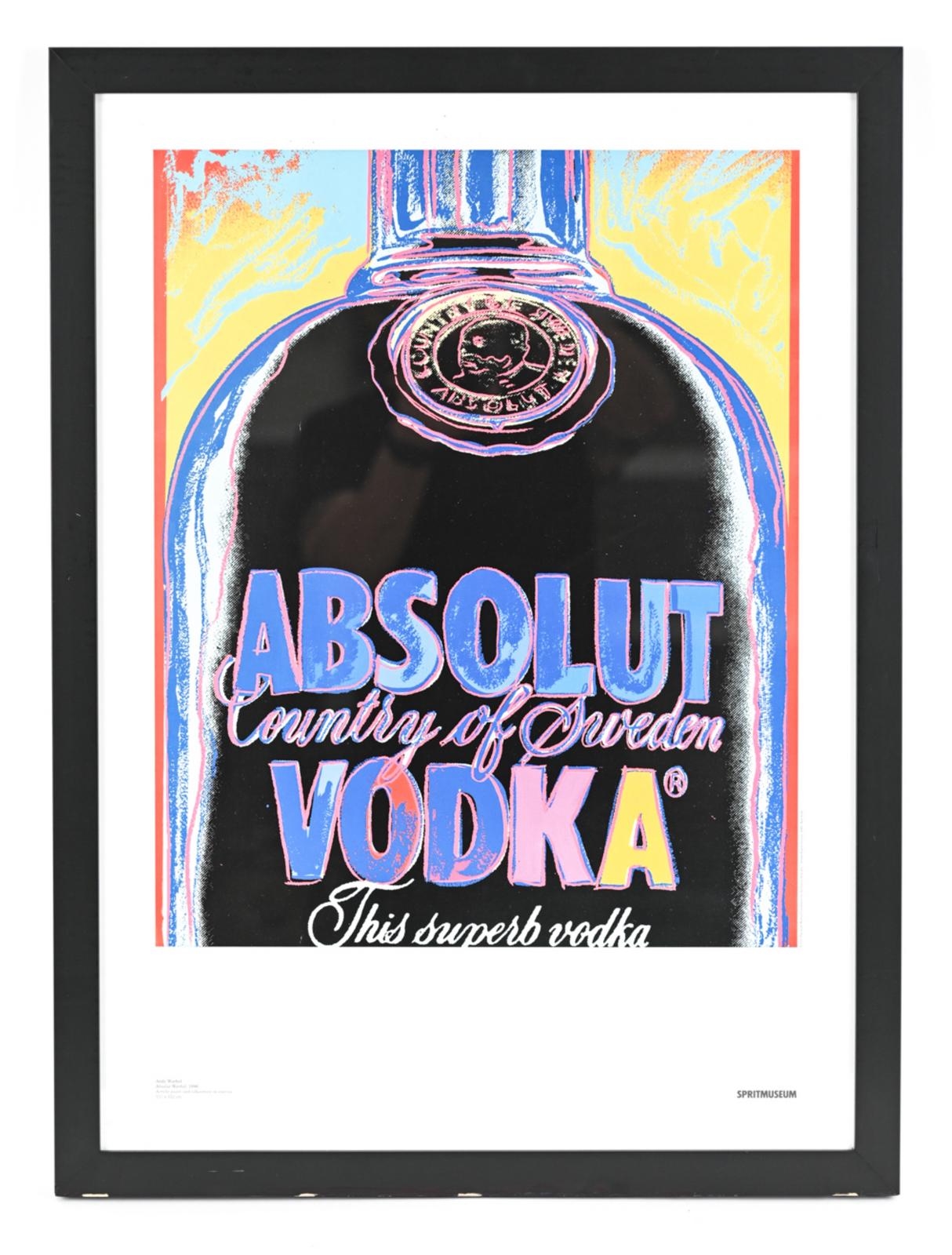 Andy Warhol | ABSOLUT VODKA PRINT (2012) | MutualArt