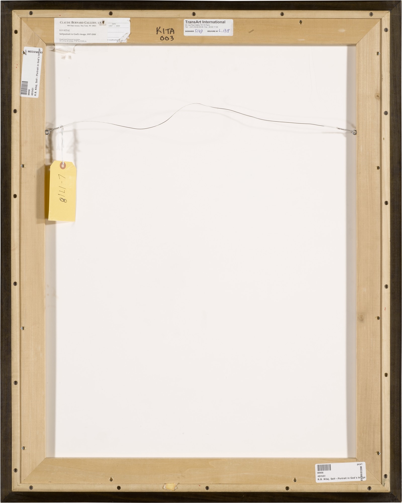 R. B. Kitaj | Self-Portrait in God's Image (1999) | MutualArt