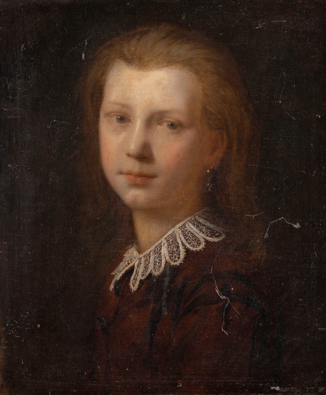 Karl Brunner | Portrait of Caroline Brünner (1869) | MutualArt