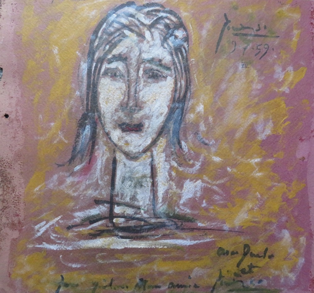 Pablo Picasso | A modernist figure study (1959) | MutualArt