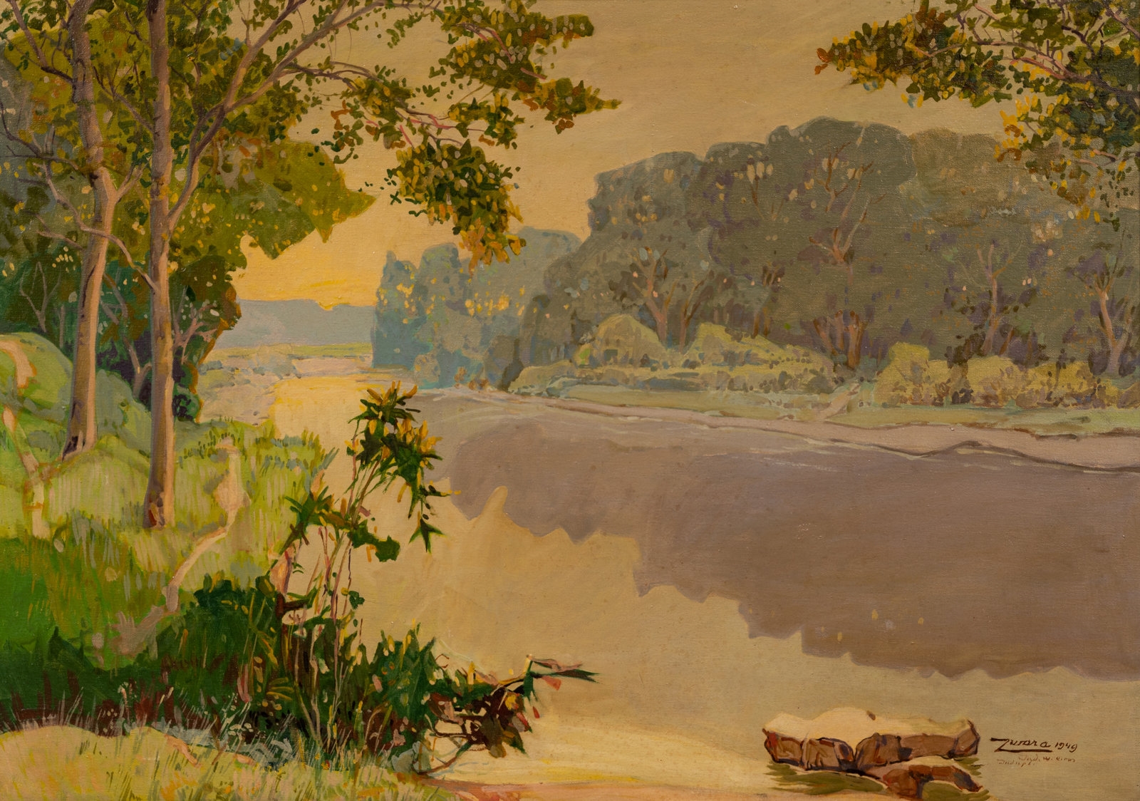 John Zwara | Landscape (1949) | MutualArt