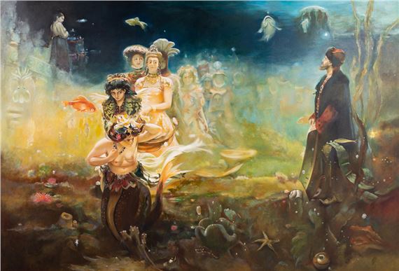 Ilya Repin | Sadko in the Underwater Kingdom | MutualArt