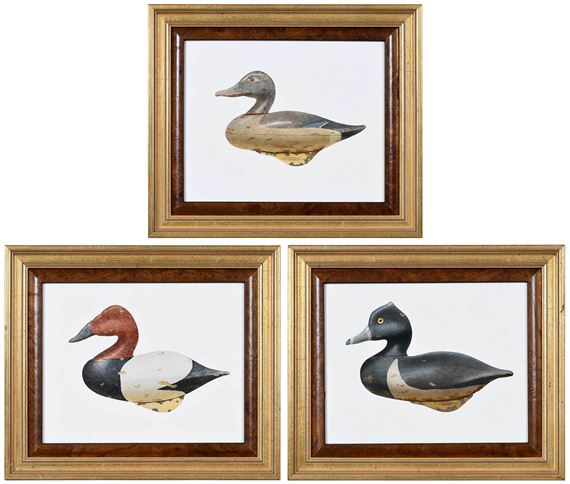 Joseph Cibula | Three Duck Decoy Paintings | MutualArt