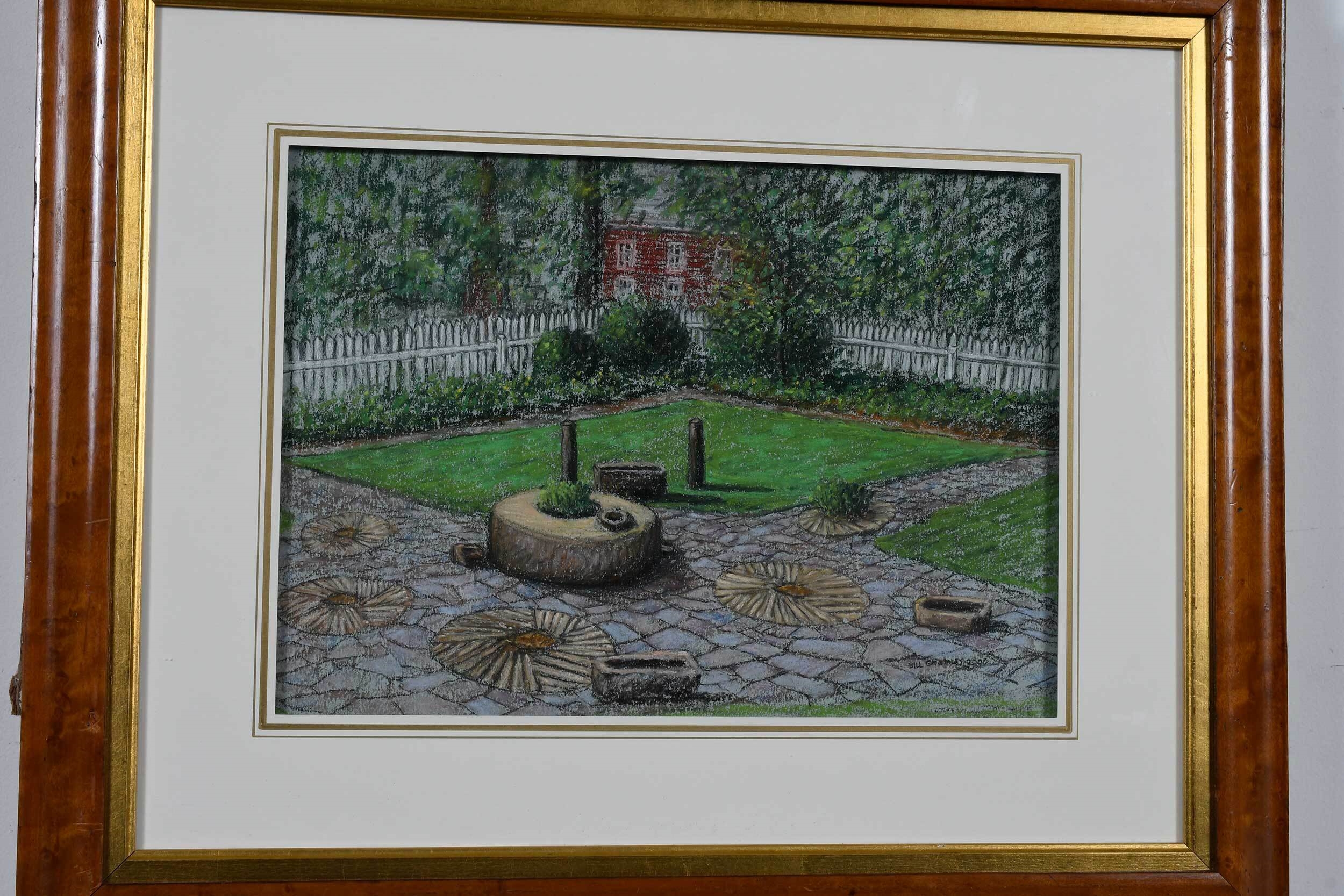 Bill Gramley | Millstones in the Backyard, T. Bagge Garden, Old Salem ...