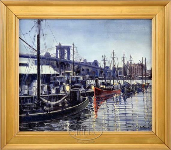 Henrietta Dunn Mears | BROOKLYN, WILLIAMSBURG BRIDGE | MutualArt