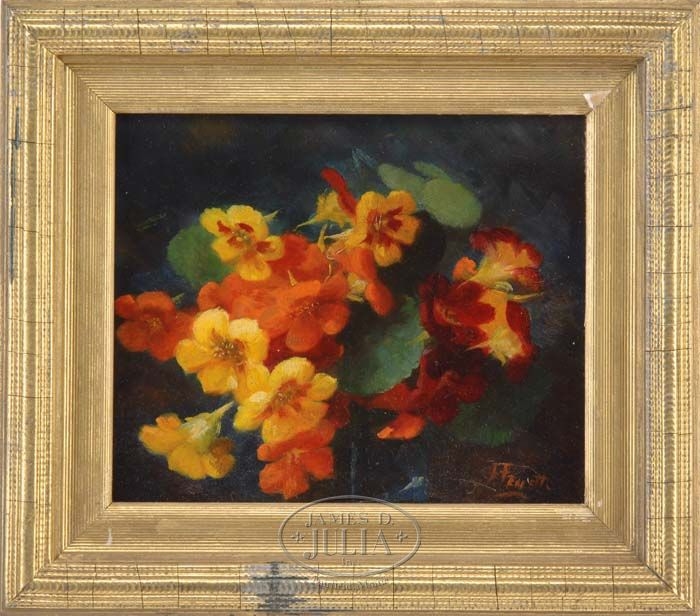 Frederick M. Fenetti | RED AND YELLOW FLOWERS | MutualArt