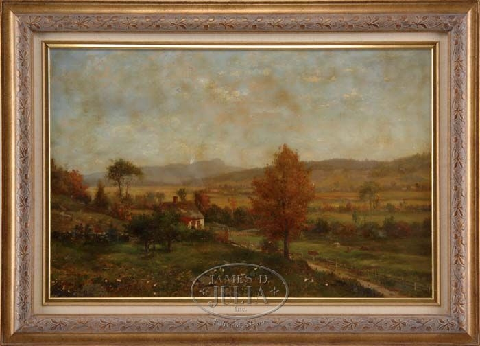 George Frank Higgins | PANORAMIC NEW ENGLAND LANDSCAPE | MutualArt