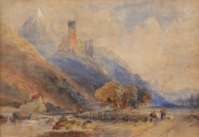 William Leighton Leitch | ALPINE CASTLE | MutualArt