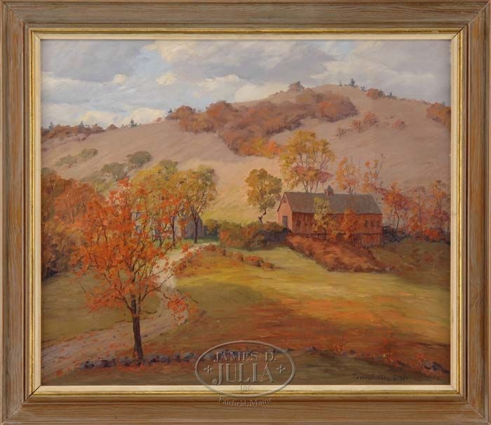 James Emery Greer | THE RED BARN | MutualArt