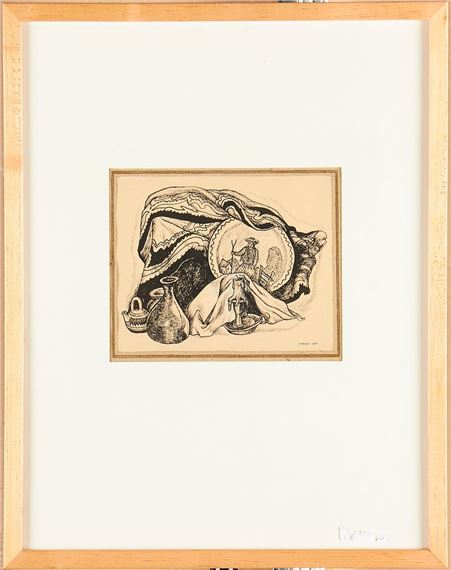 Wanda Gág | Wanda Gag Composition Pen & Ink on Paper | MutualArt