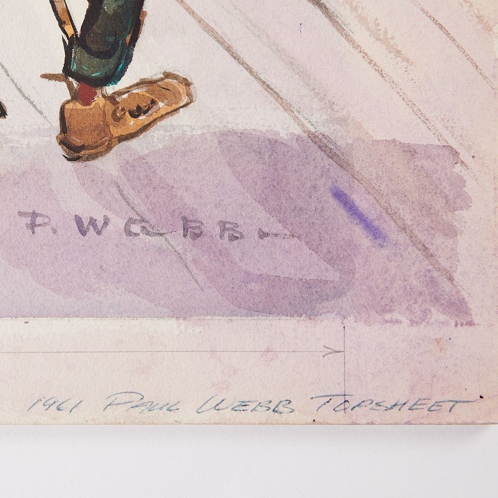 Paul Webb | Grp: 2 Paul Webb Watercolor Paintings | MutualArt