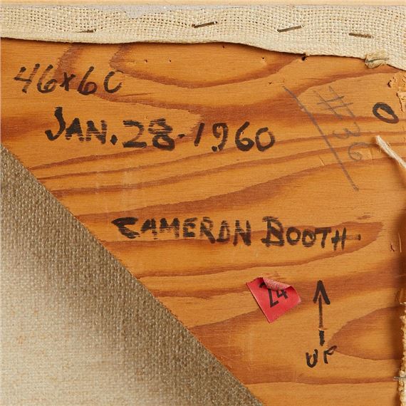 Cameron Booth | Cameron Booth Abstract Painting 1960 (1960) | MutualArt