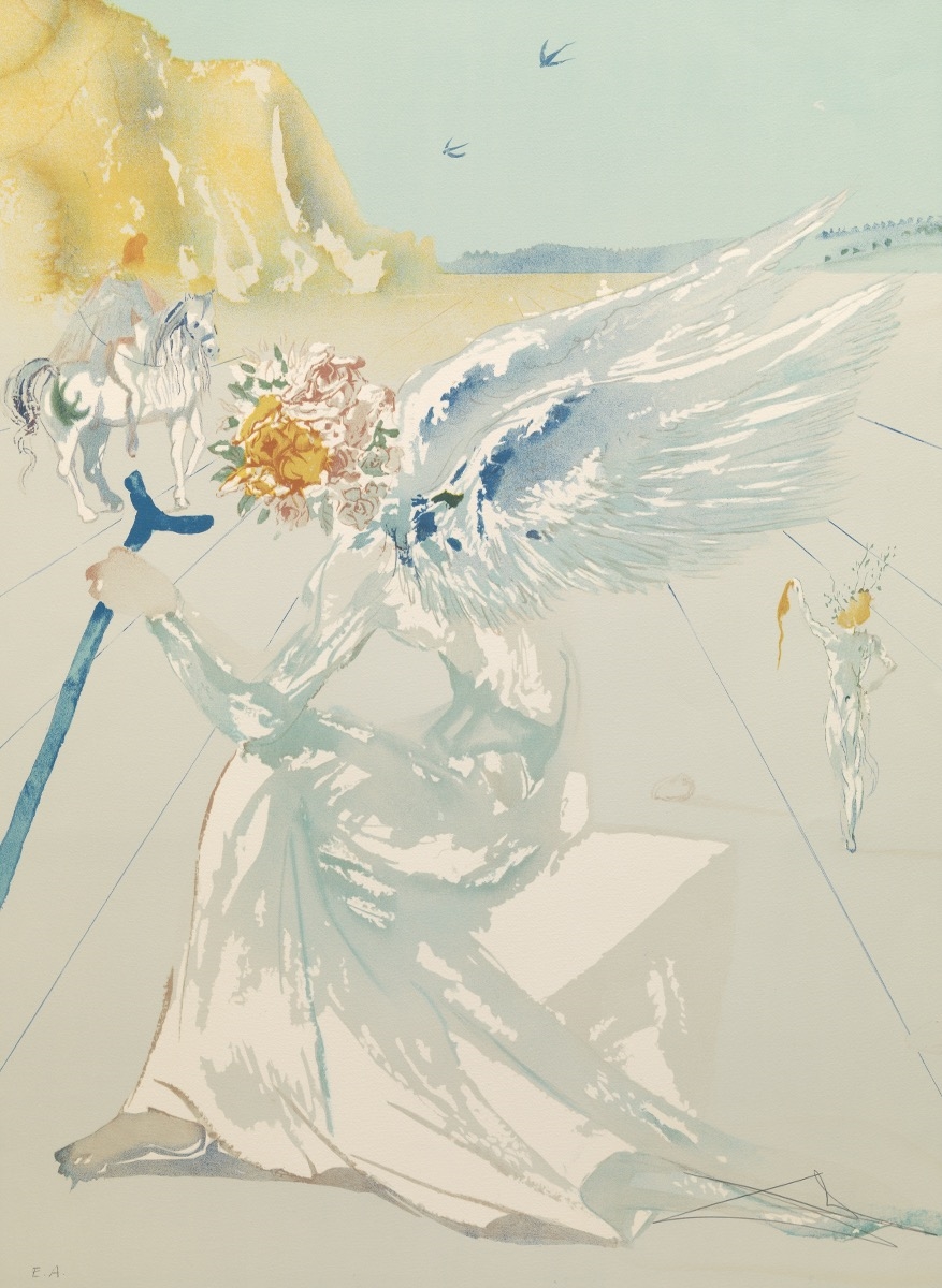 Salvador Dalí | Helen of Troy from Hommage a Homer suite (1977) | MutualArt