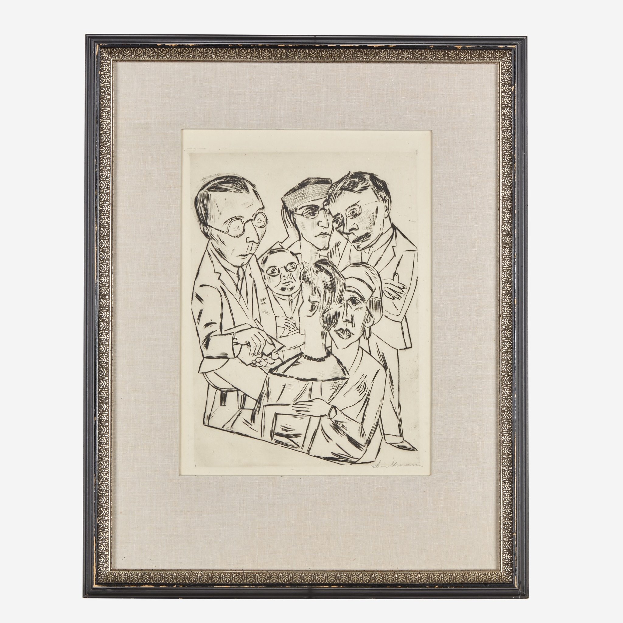 Max Beckmann | The Draftsman in Society (1922) | MutualArt