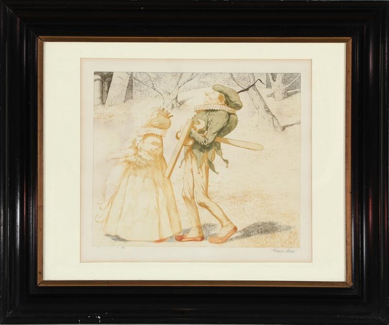 Louis Moe | Prinsessen og hendes Nar (1914) | MutualArt