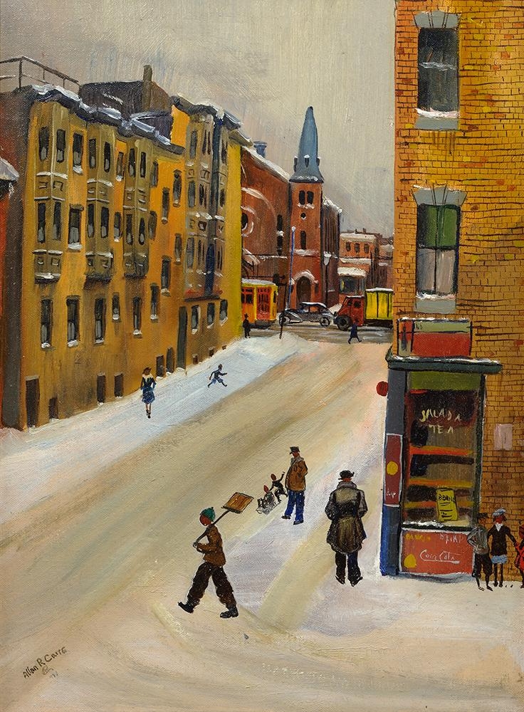 Allan Rohan Crite | Winter Scene From My Window (1933) | MutualArt