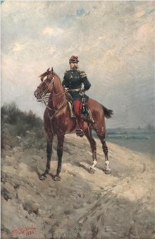 Hermanus Willem Koekkoek | Russian Cavalry and Infantry Escorting ...