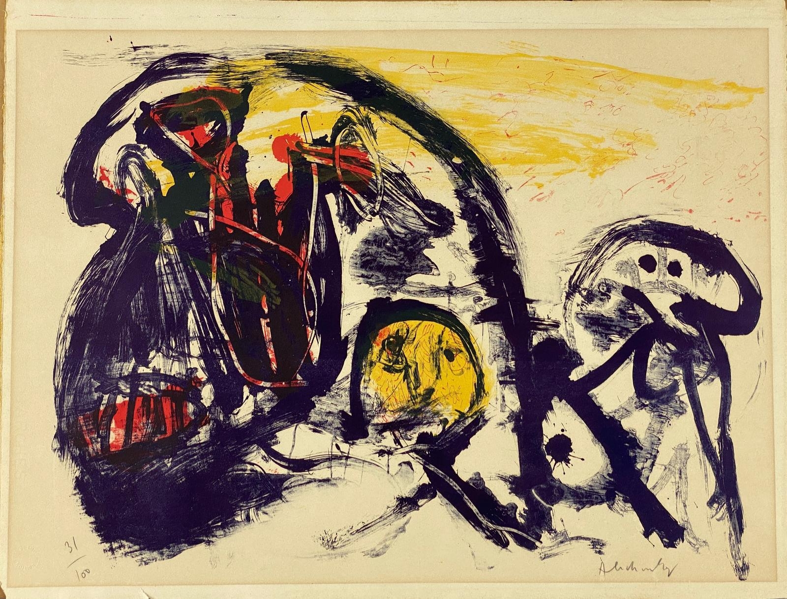 Pierre Alechinsky | Untitled (1964) | MutualArt