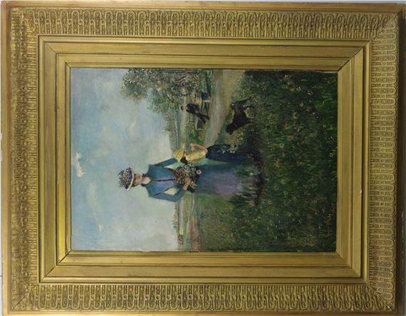 Verner Moore White | Promenade champêtre (1895) | MutualArt