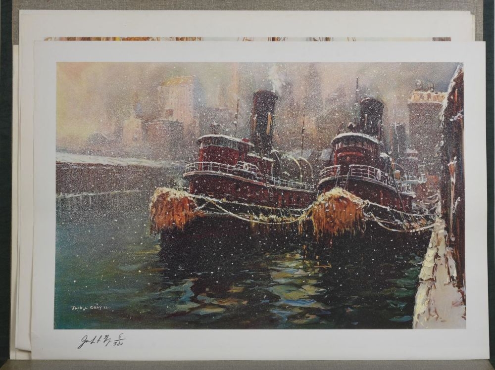 Jack Lorimer Gray | The New York Harbor Collection | MutualArt