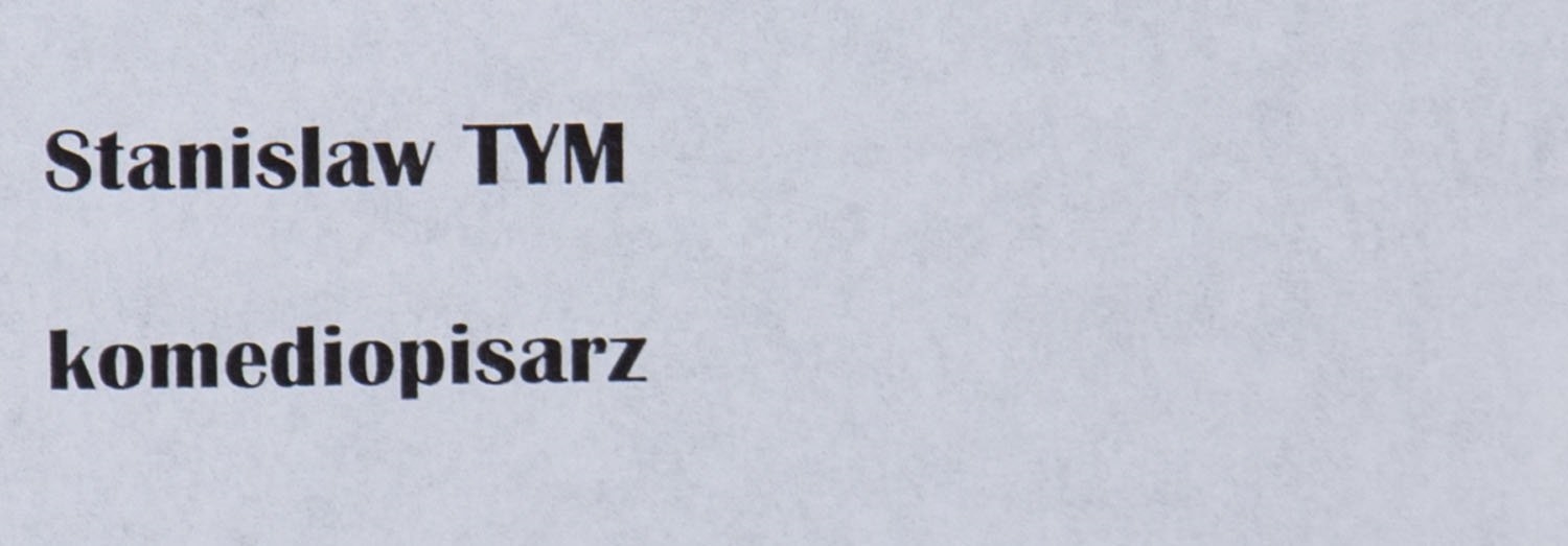 Krzysztof Gieraltowski | Stanislaw Tym - comic writer (2002) | MutualArt