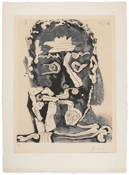 Pablo Picasso | Fumeur (1964) | MutualArt